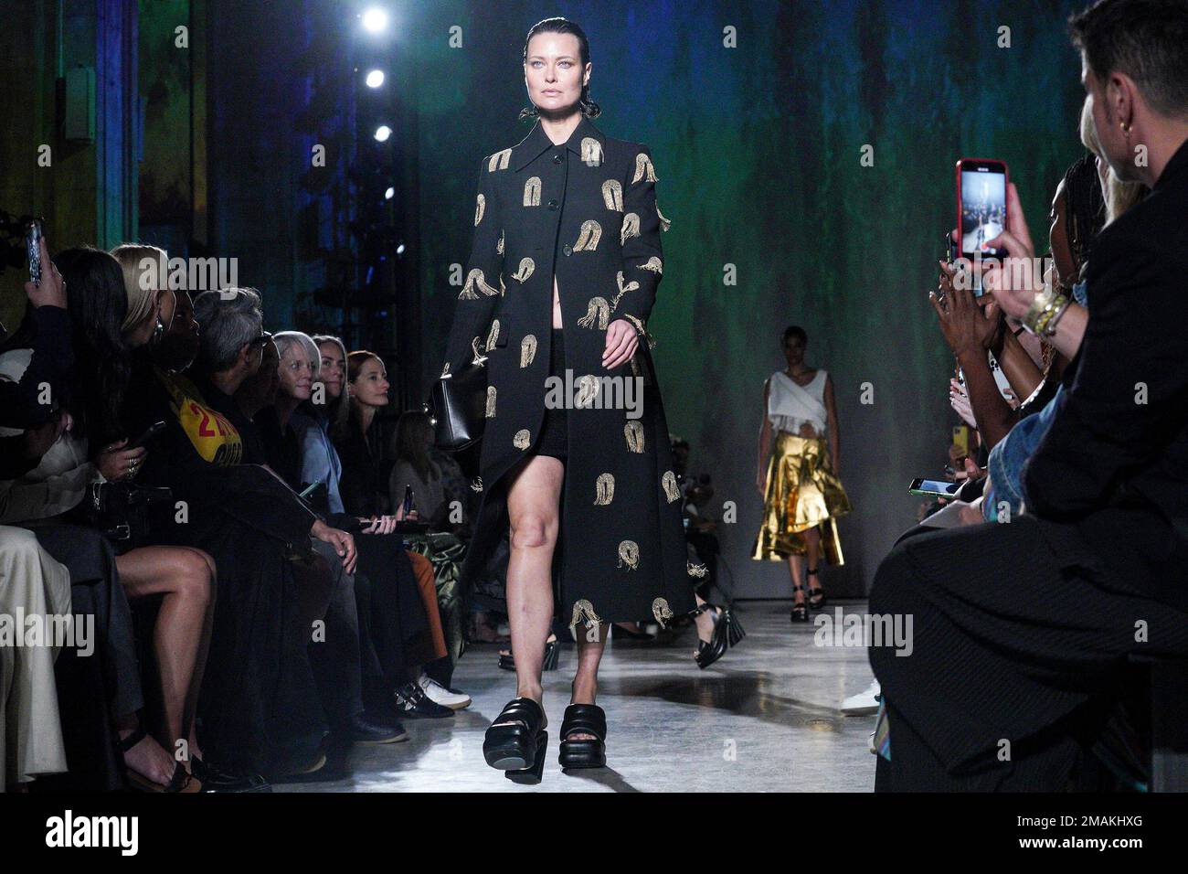 Fashion from the Proenza Schouler Spring Summer 2023 collection is modeled during Fashion Week ...