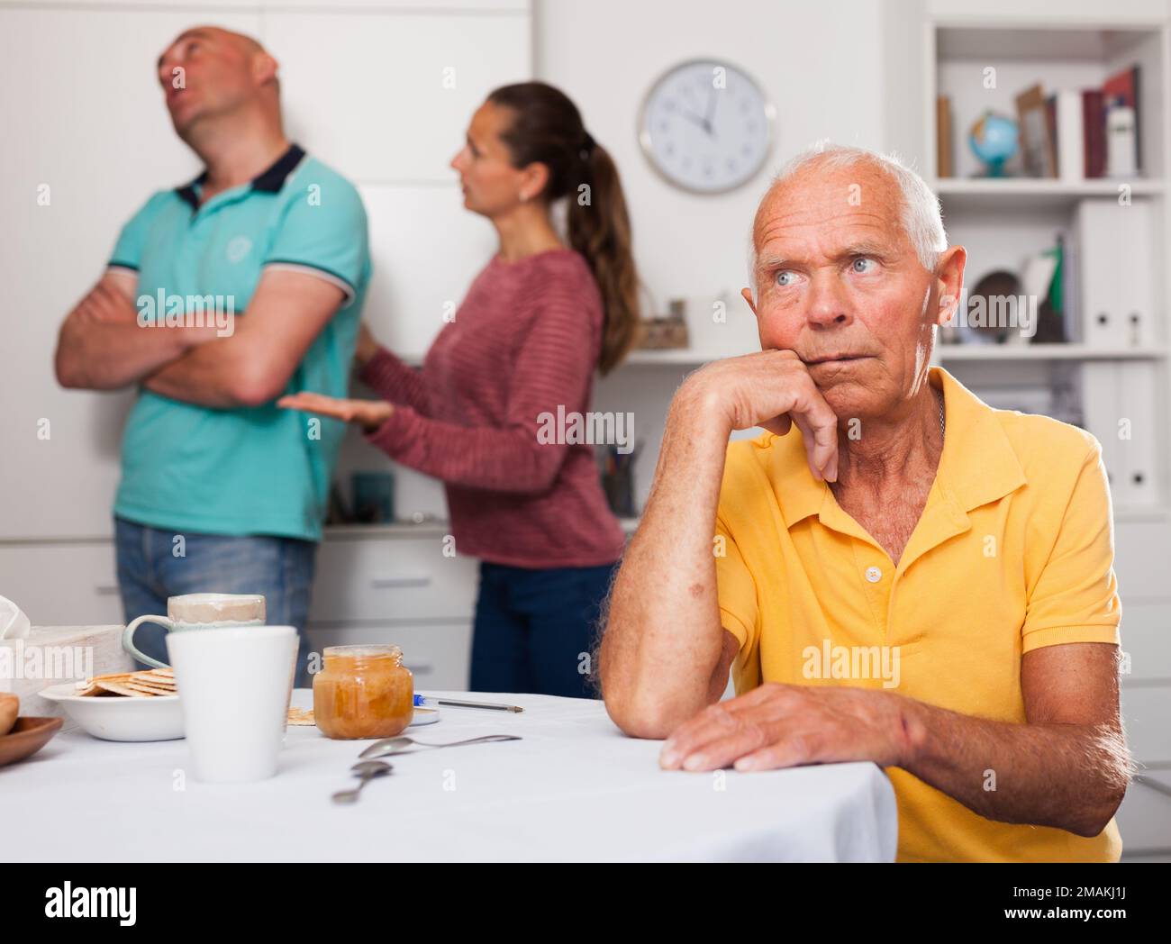 People emotions portrait depressed senior hi-res stock photography and ...