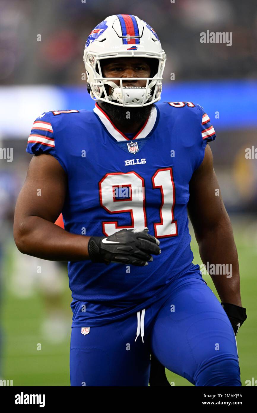 Buffalo Bills defensive tackle Ed Oliver (91) plays during an NFL ...