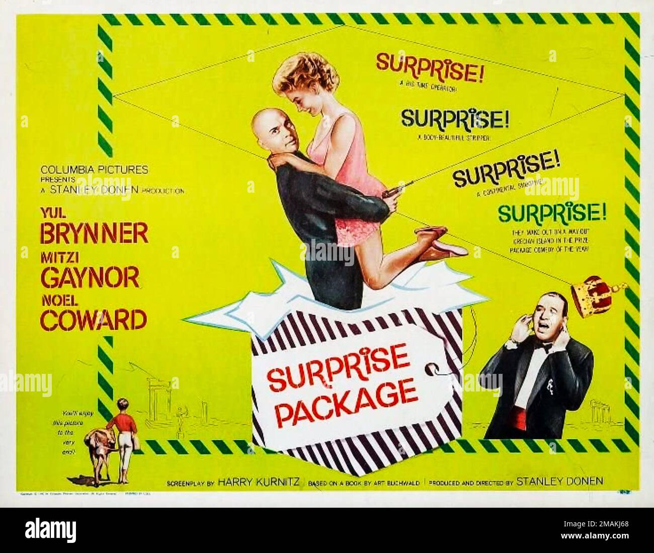 Surprise Package 1960 Columbia Pictures Film With Mitzi Gaynor And Noel