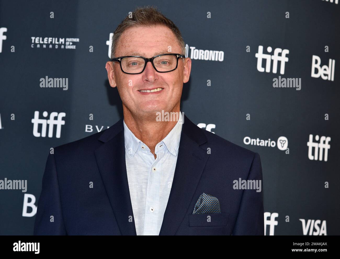 Co-writer Jeff Pope attends the premiere for "The Lost King" on day two ...