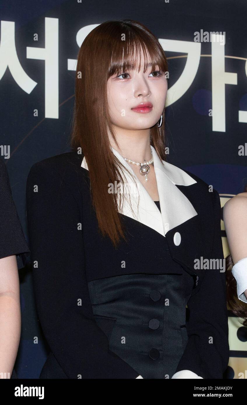 Seoul, South Korea. 19th Jan, 2023. South Korean Rei from K-Pop girl ...