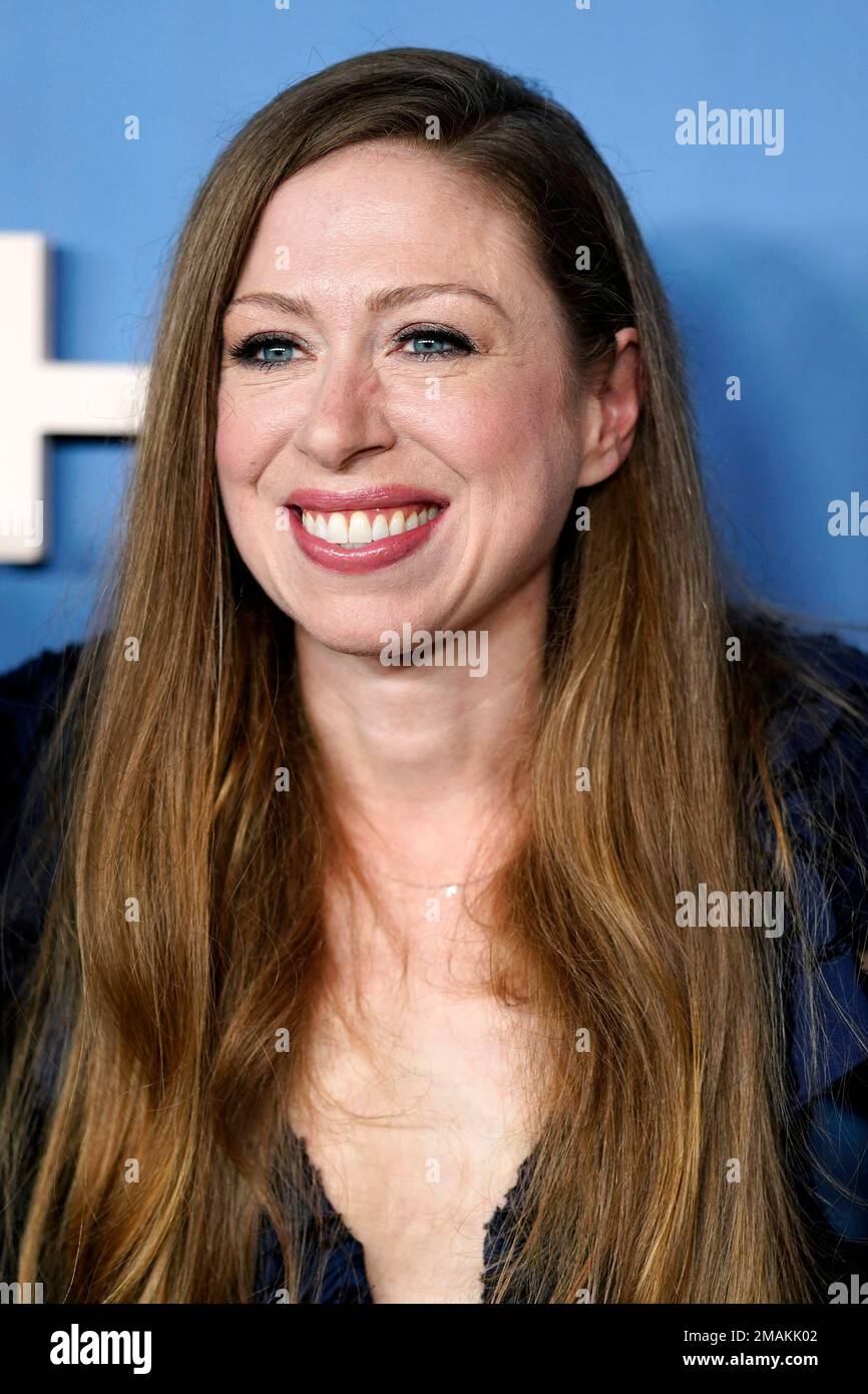 Chelsea Clinton attends the premiere of the Apple TV+ series "Gutsy" at ...