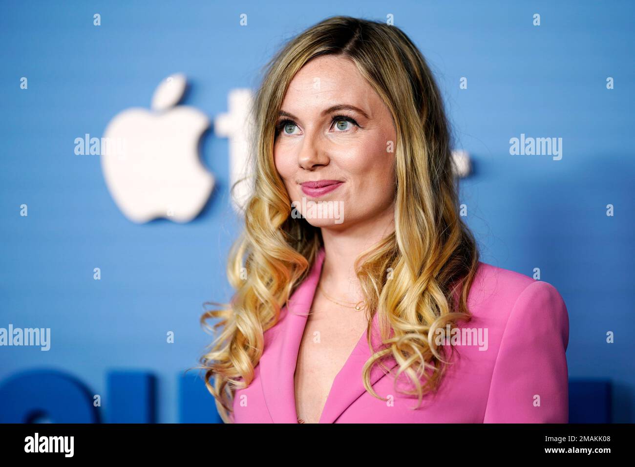 M.J. Delaney attends the premiere of the Apple TV+ series "Gutsy" at ...