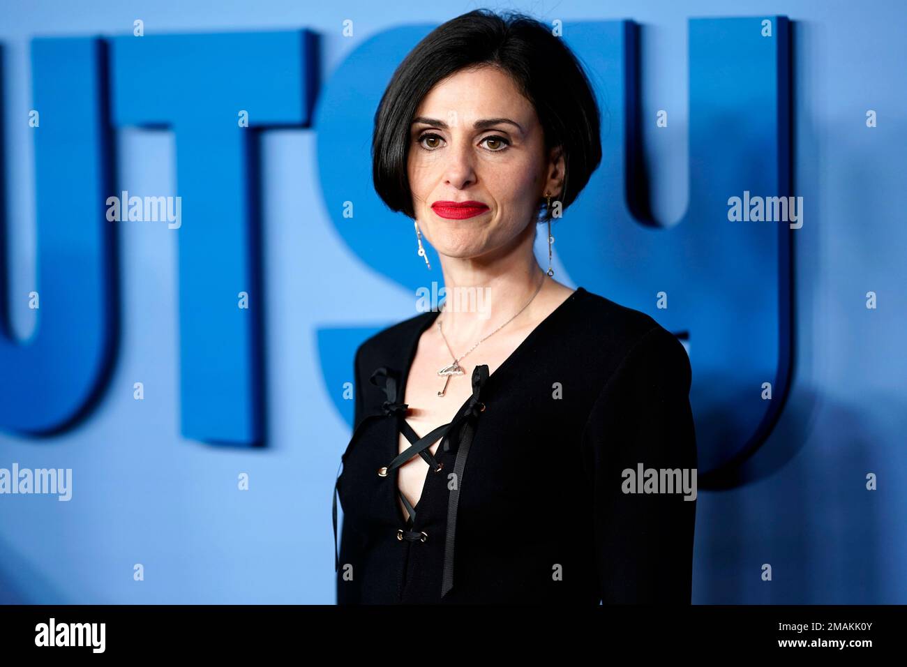 Fraidy Reiss attends the premiere of the Apple TV+ series "Gutsy" at ...