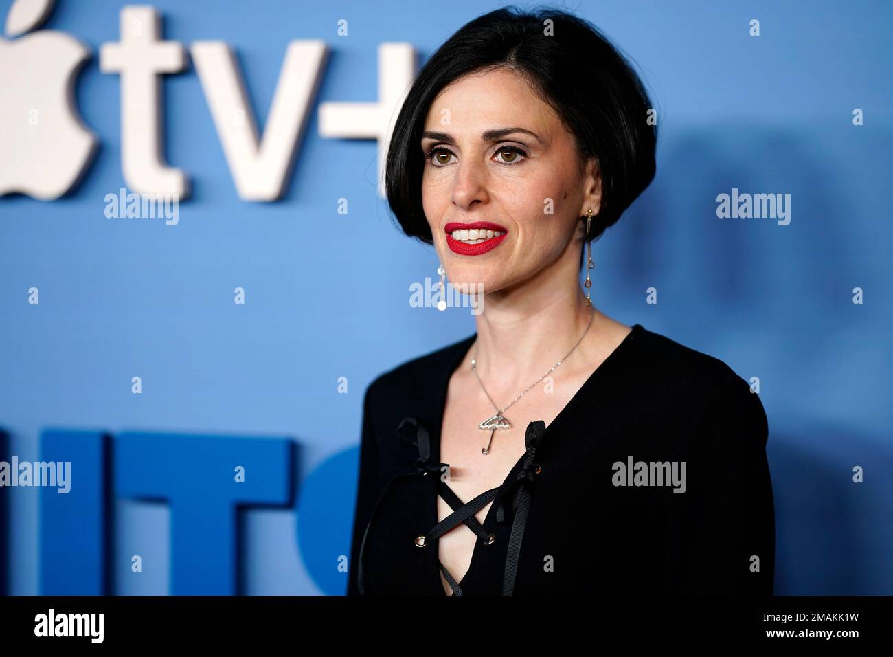 Fraidy Reiss attends the premiere of the Apple TV+ series "Gutsy" at ...