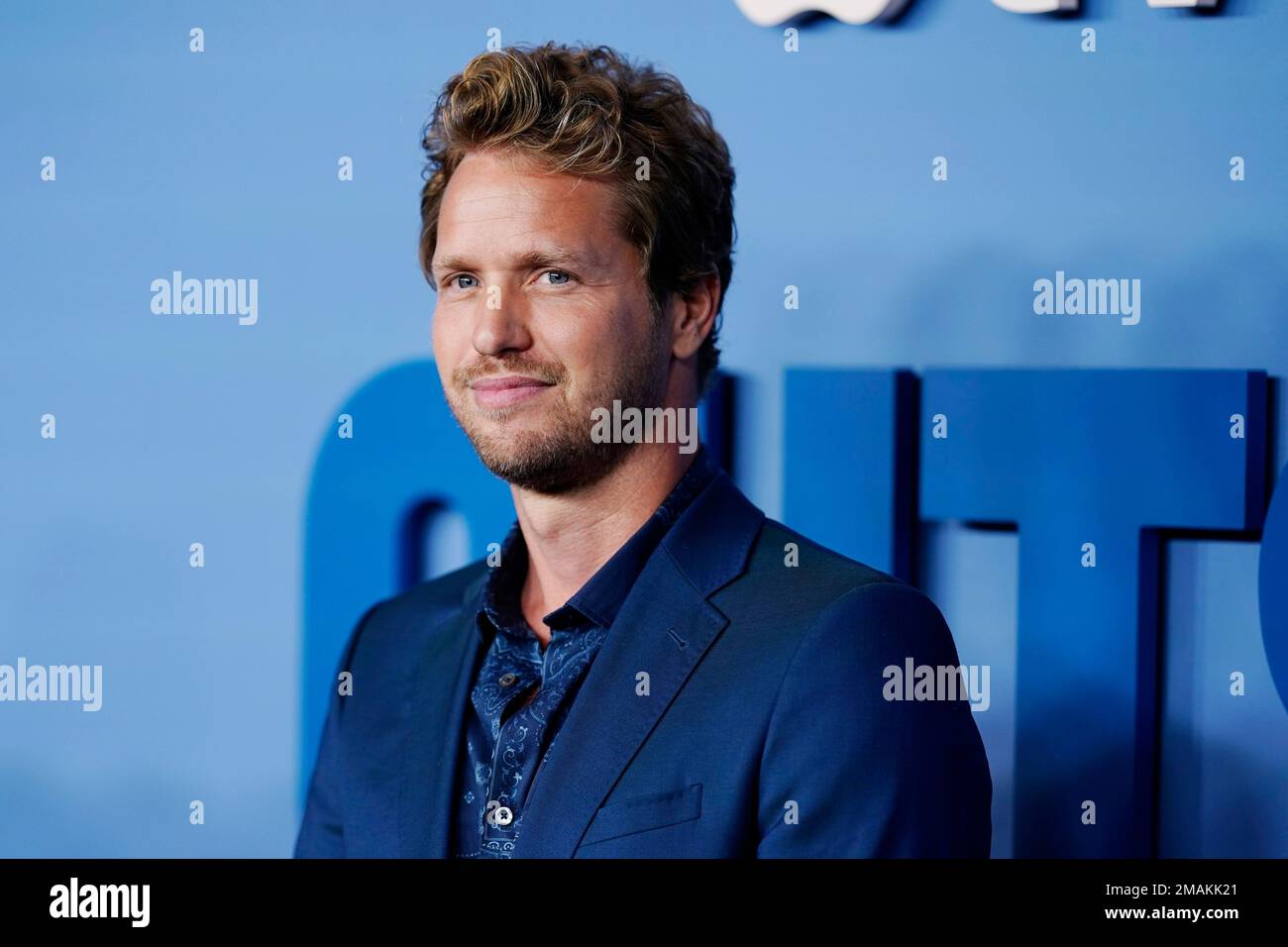 Sam Branson attends the premiere of the Apple TV+ series "Gutsy" at the ...