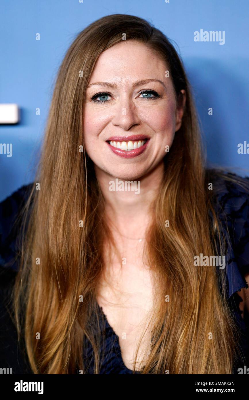 Chelsea Clinton attends the premiere of the Apple TV+ series "Gutsy" at ...