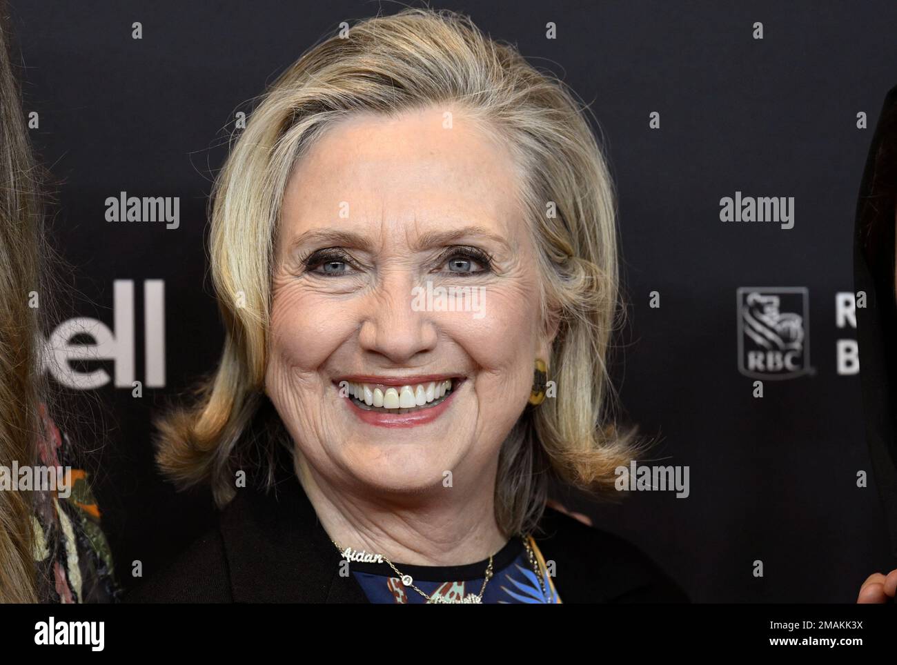 Executive producer Hillary Clinton attends the premiere for "In Her ...