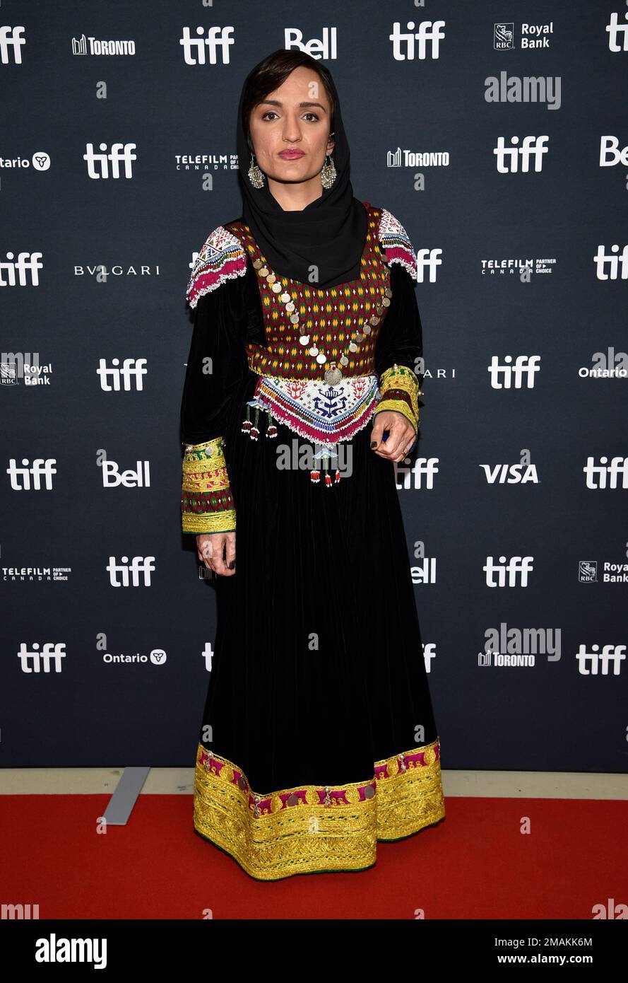 Zarifa Ghafari attends the premiere for "In Her Hands" on day two of ...