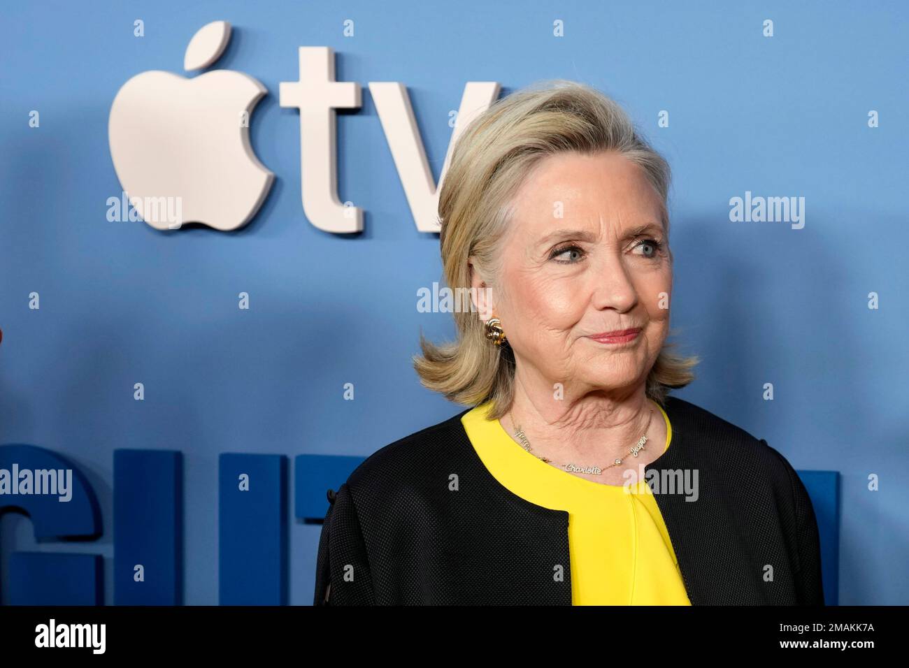 Hillary Clinton attends the premiere of the Apple TV+ series "Gutsy" at ...