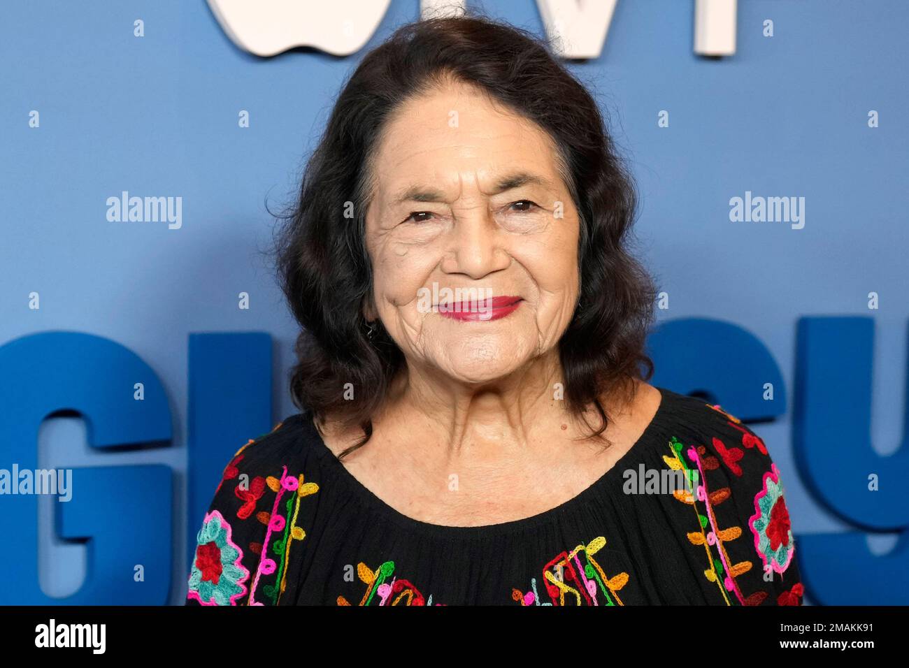 Dolores Huerta attends the premiere of the Apple TV+ series "Gutsy" at ...