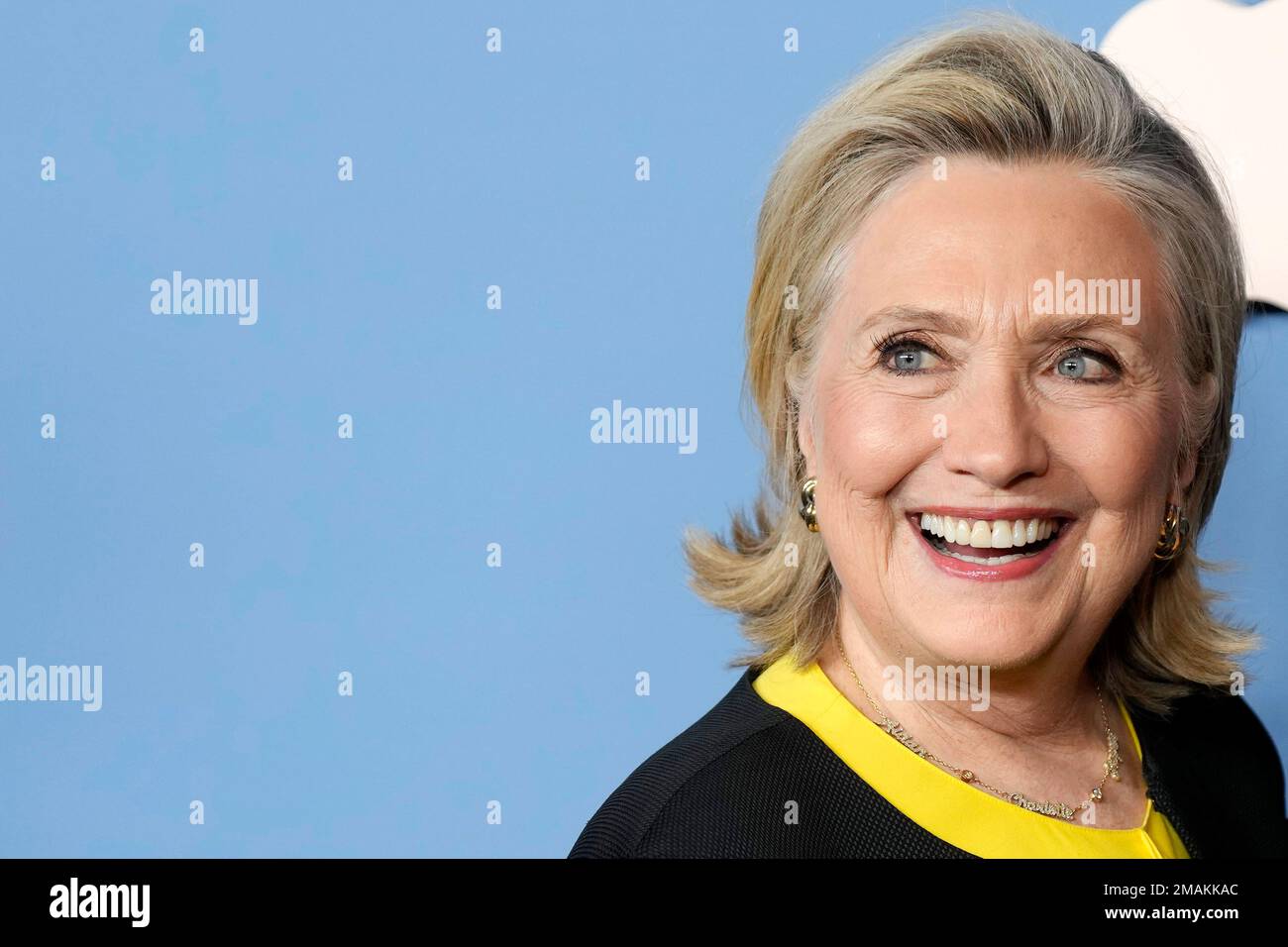 Hillary Clinton attends the premiere of the Apple TV+ series "Gutsy" at ...