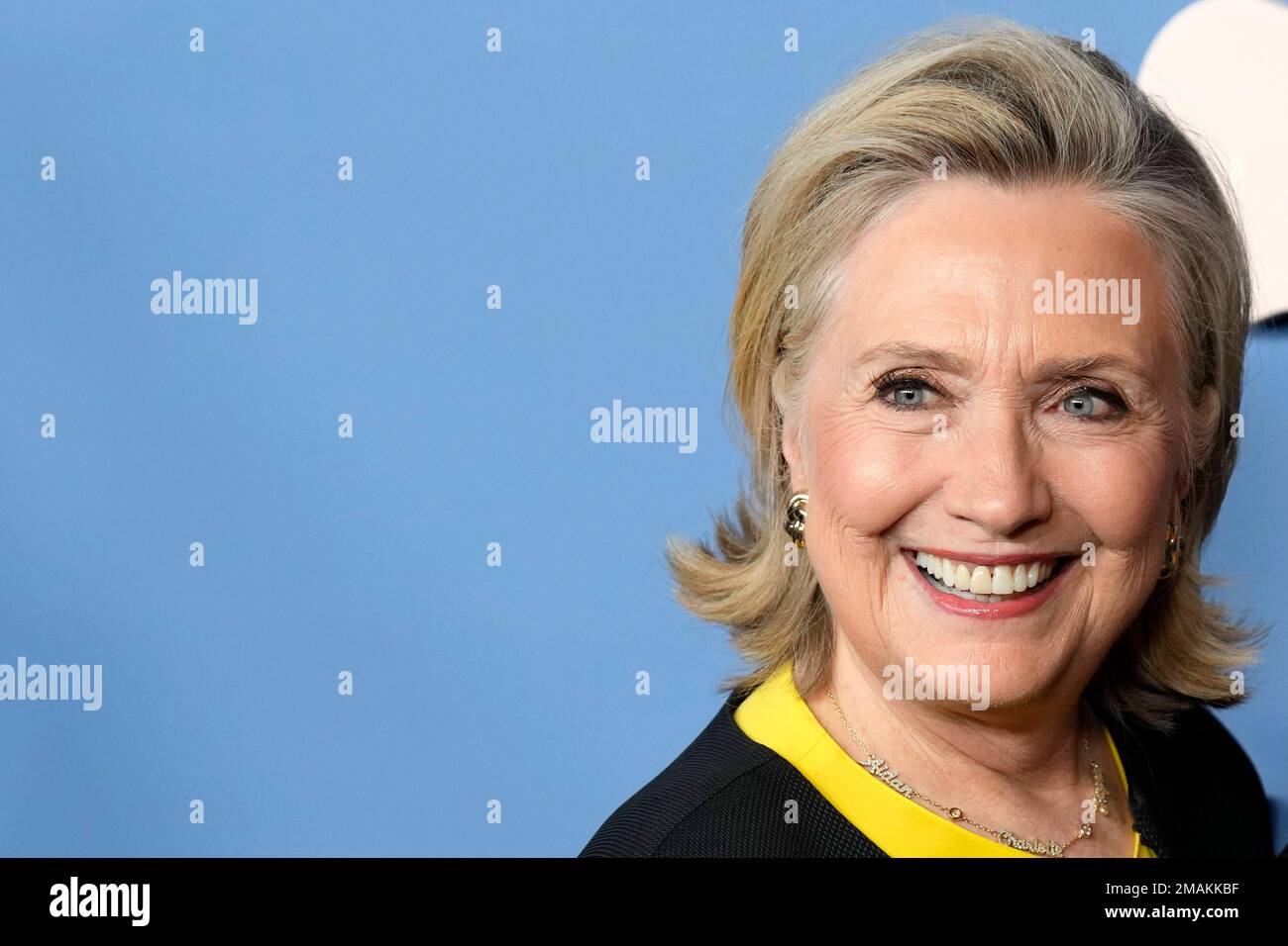Hillary Clinton attends the premiere of the Apple TV+ series "Gutsy" at ...