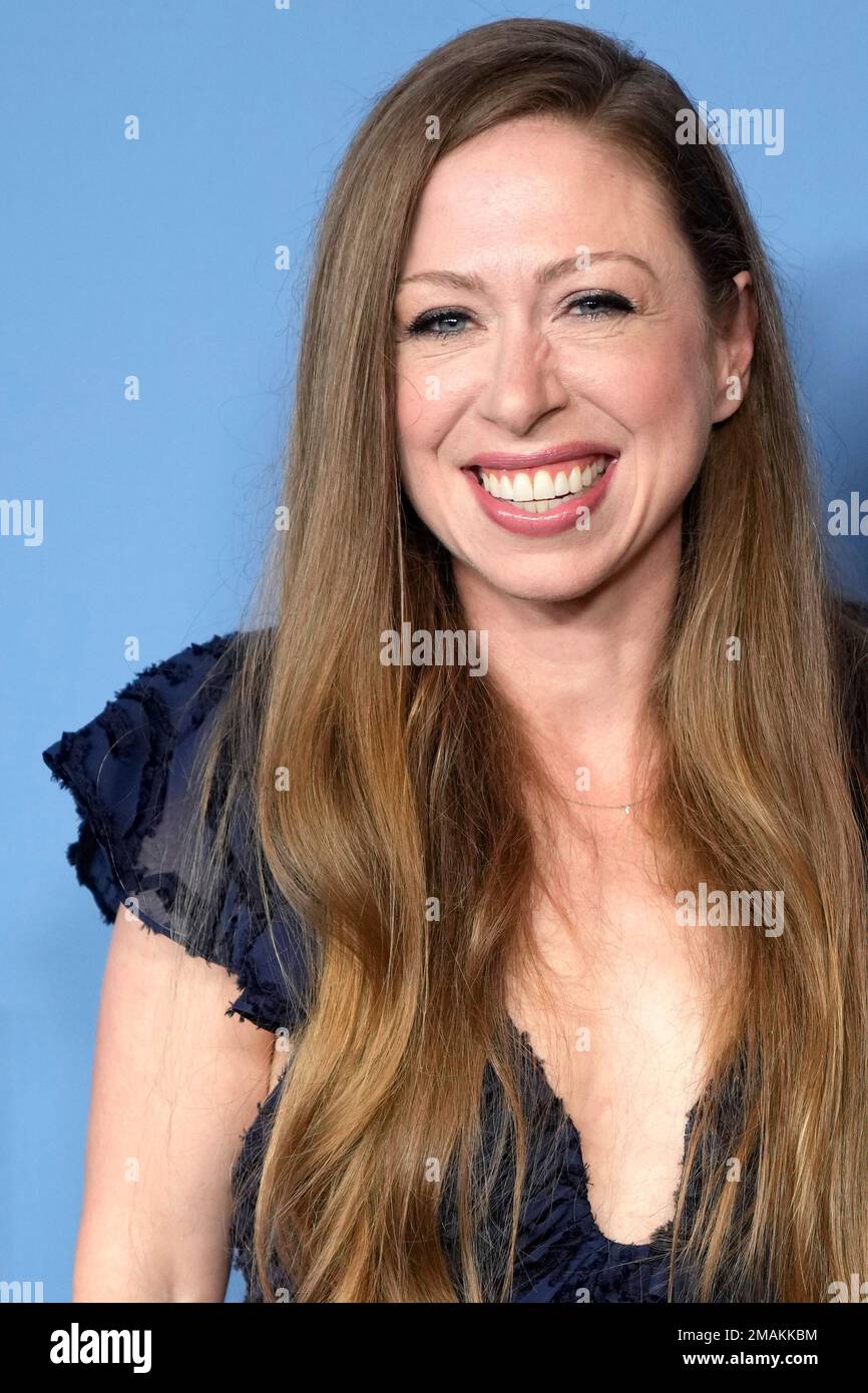 Chelsea Clinton attends the premiere of the Apple TV+ series "Gutsy" at ...