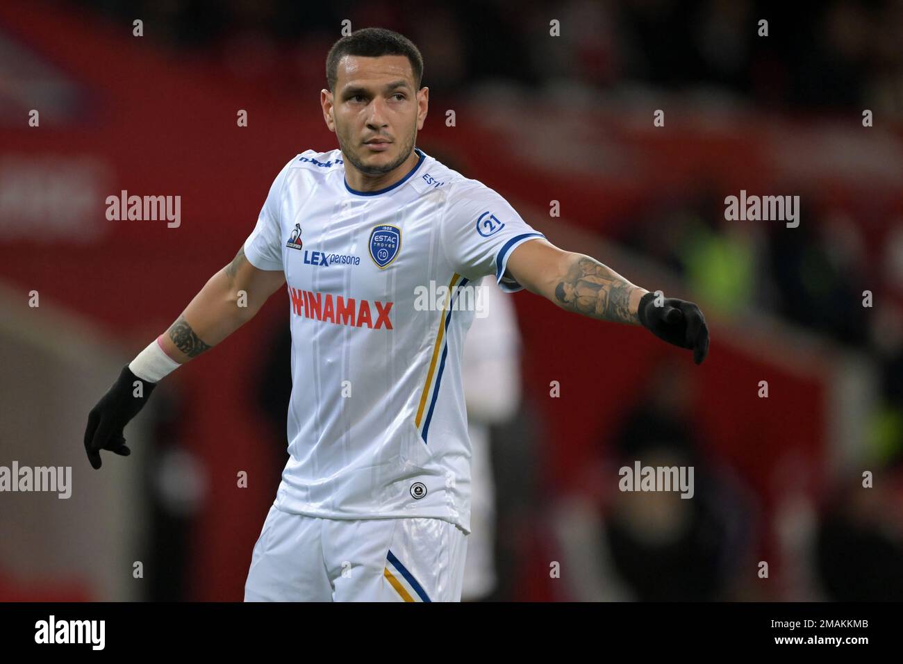 LILLE - Rony Lopes of Estac Troyes during the French Ligue 1 match ...
