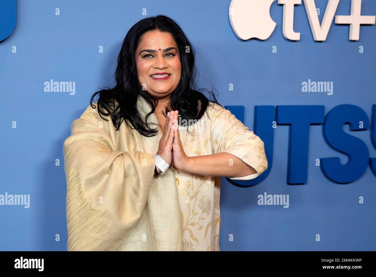 Zarna Garg attends the premiere of the Apple TV+ series "Gutsy" at the ...