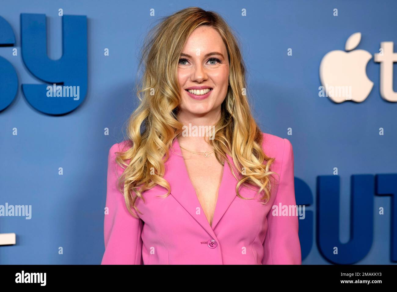 M.J. Delaney attends the premiere of the Apple TV+ series "Gutsy" at ...