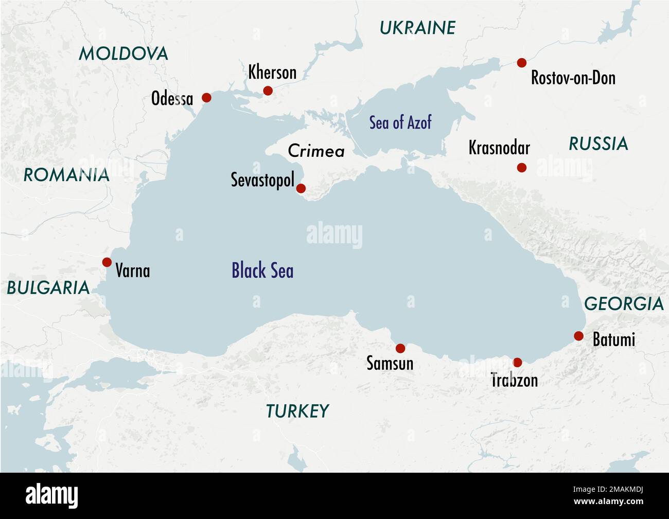 Black sea countries hi-res stock photography and images - Alamy