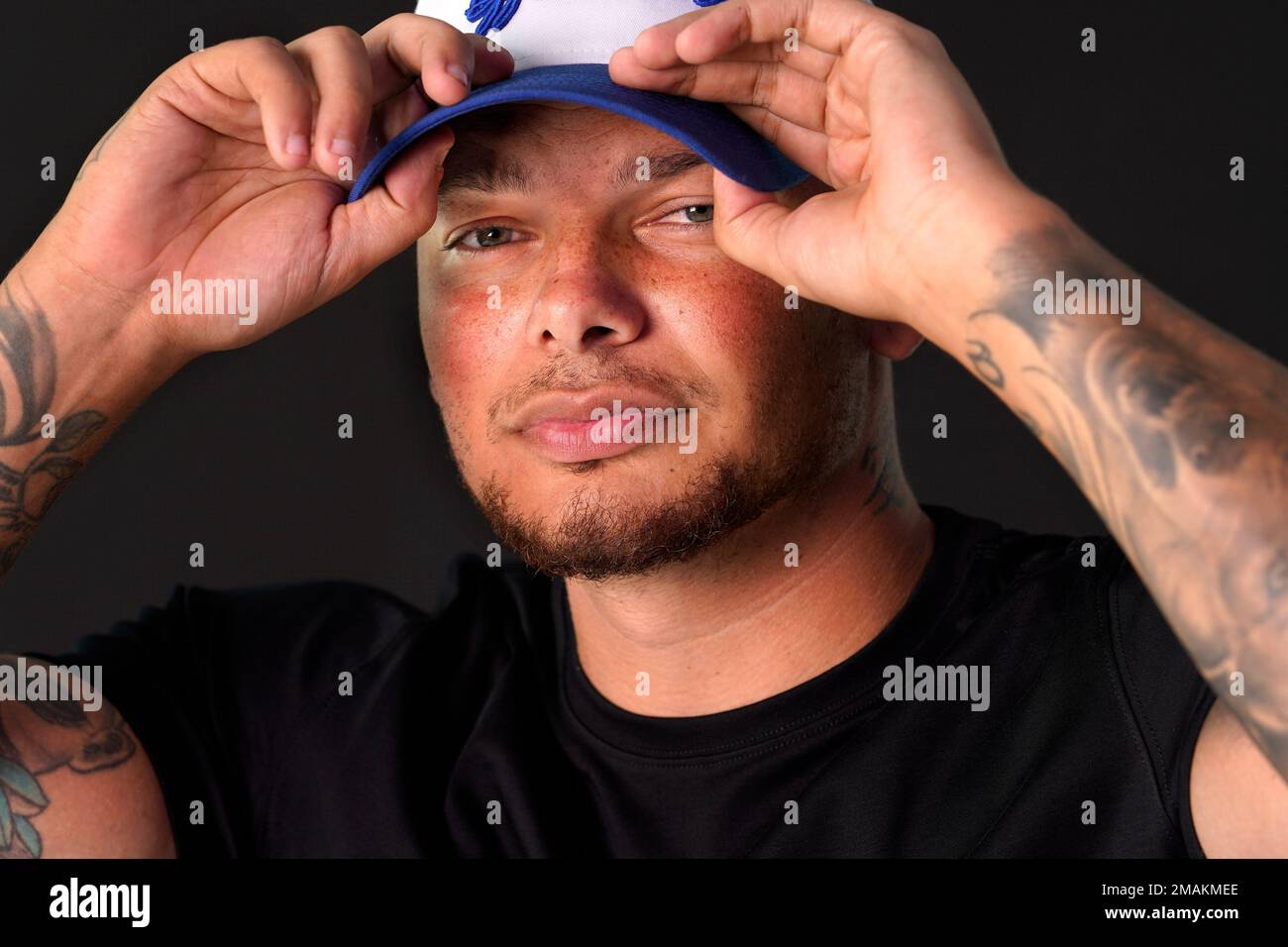 Country singer Kane Brown poses in Nashville, Tenn., on Aug. 4, 2022 ...