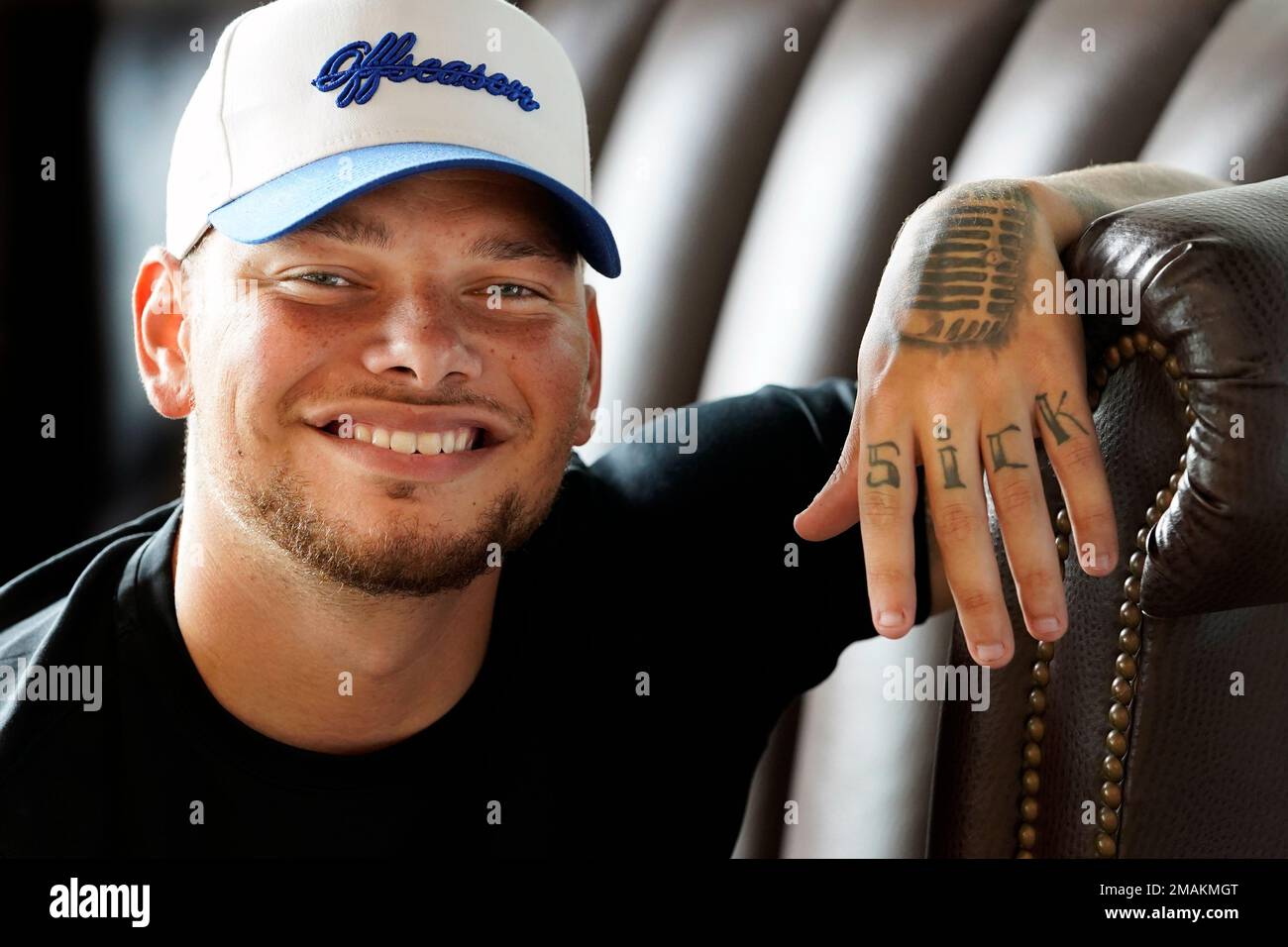 Country singer Kane Brown poses in Nashville, Tenn., on Aug. 4, 2022 ...