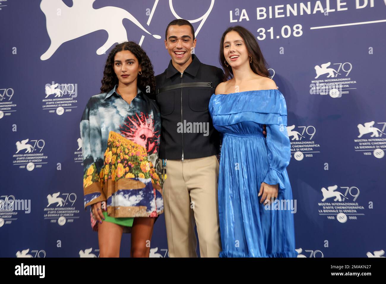 Nina Zem, from left, Carl Malapa and Anaide Rozam pose for ...