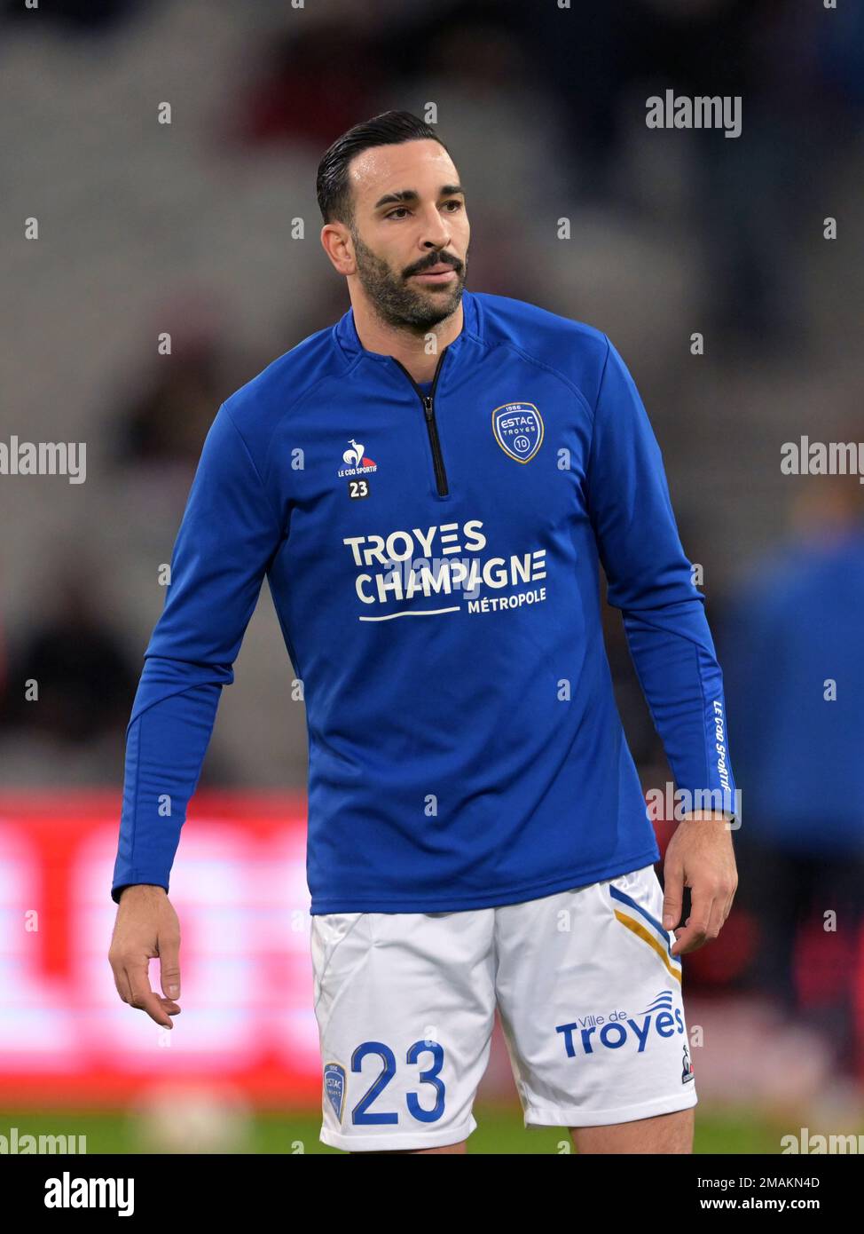 LILLE - Adil Rami of Estac Troyes during the French Ligue 1 match ...