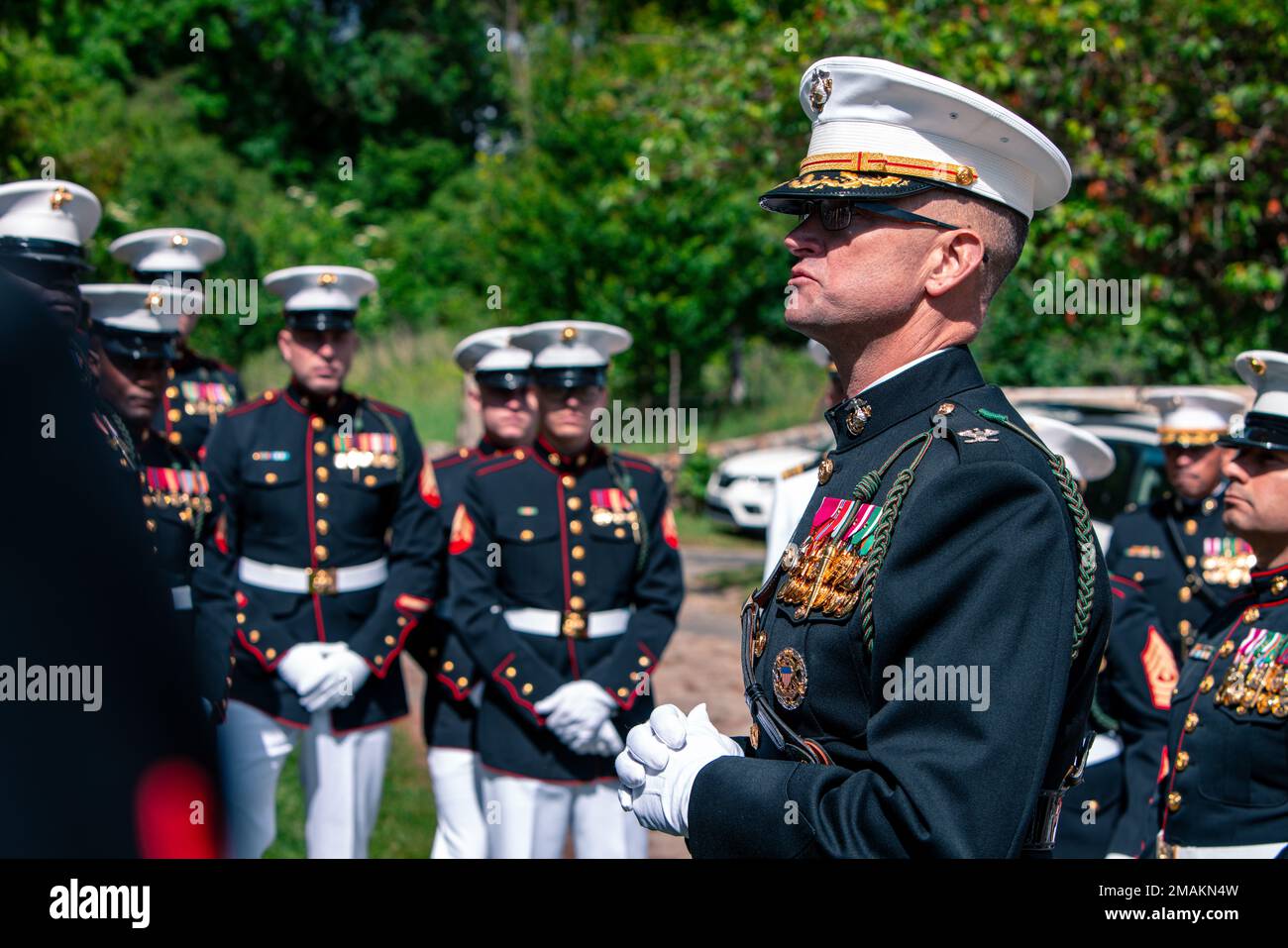 U.S. Marine Corps Col. Jeffrey Kenney 6th Marine Regiment commanding ...