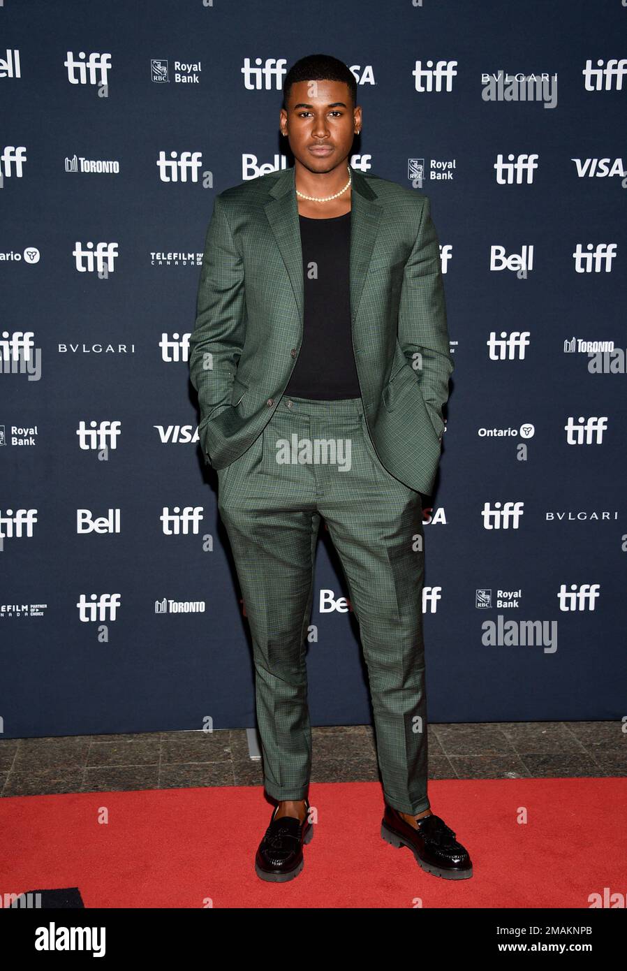 Michael Cooper Jr. attends the premiere for "On The Come Up" on day one ...