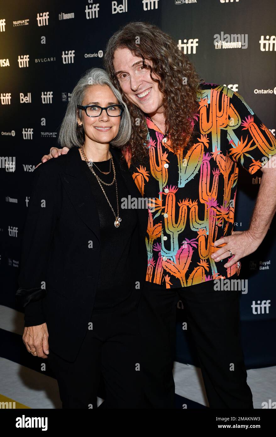 "Weird Al" Yankovic, right, and wife Suzanne Yankovic attend the ...