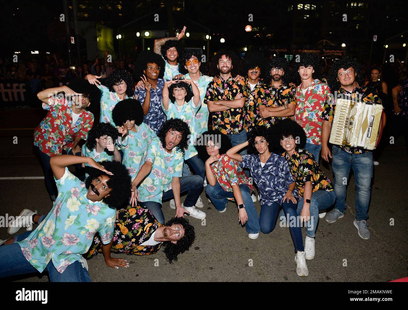 "Weird Al" impersonators attend the premiere for "Weird: The Al ...