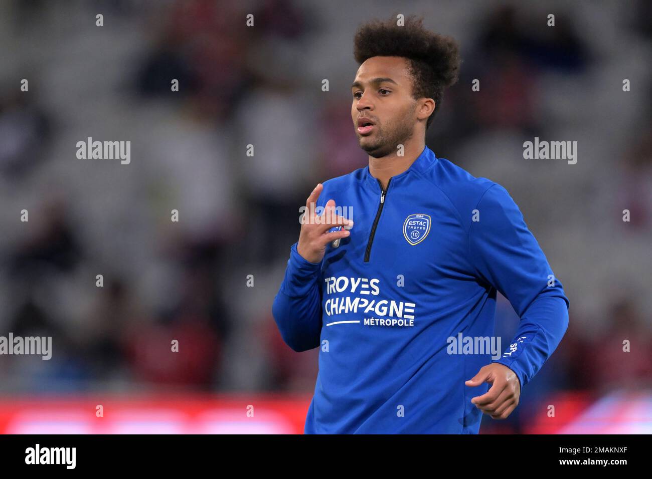 LILLE - Eric Palmer Brown of Estac Troyes during the French Ligue 1 ...