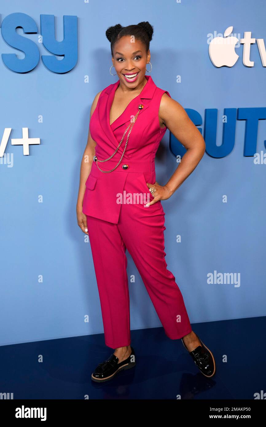 Amber Ruffin attends the premiere of the Apple TV+ series "Gutsy" at ...