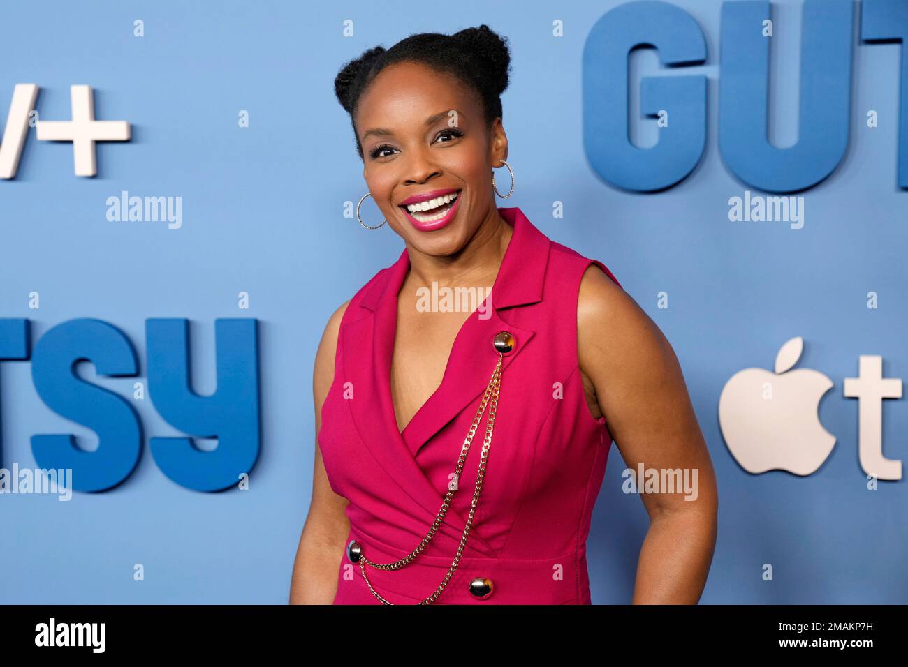 Amber Ruffin attends the premiere of the Apple TV+ series "Gutsy" at ...
