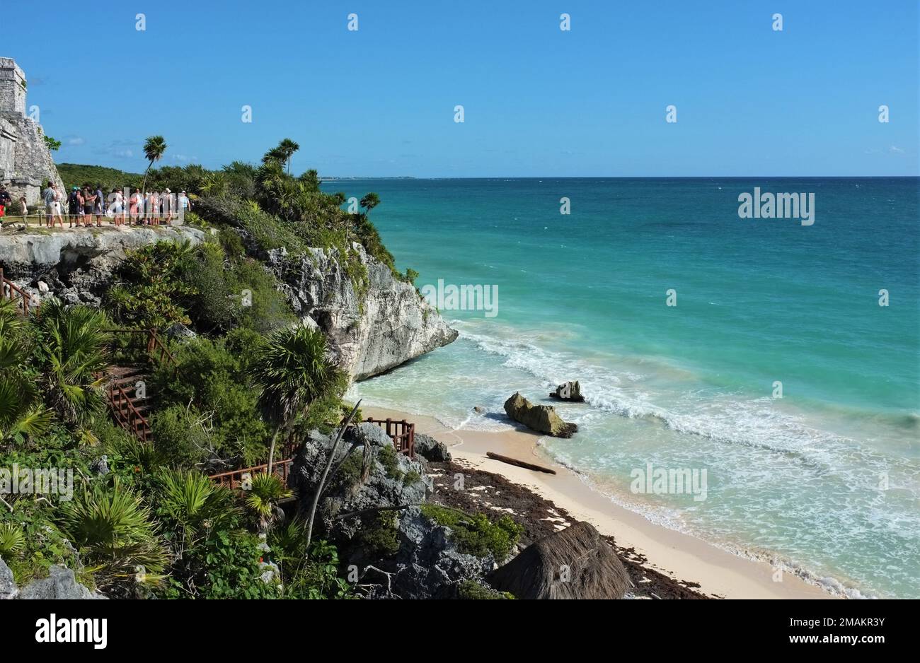 Tulum maya archaeological site hi-res stock photography and images - Alamy