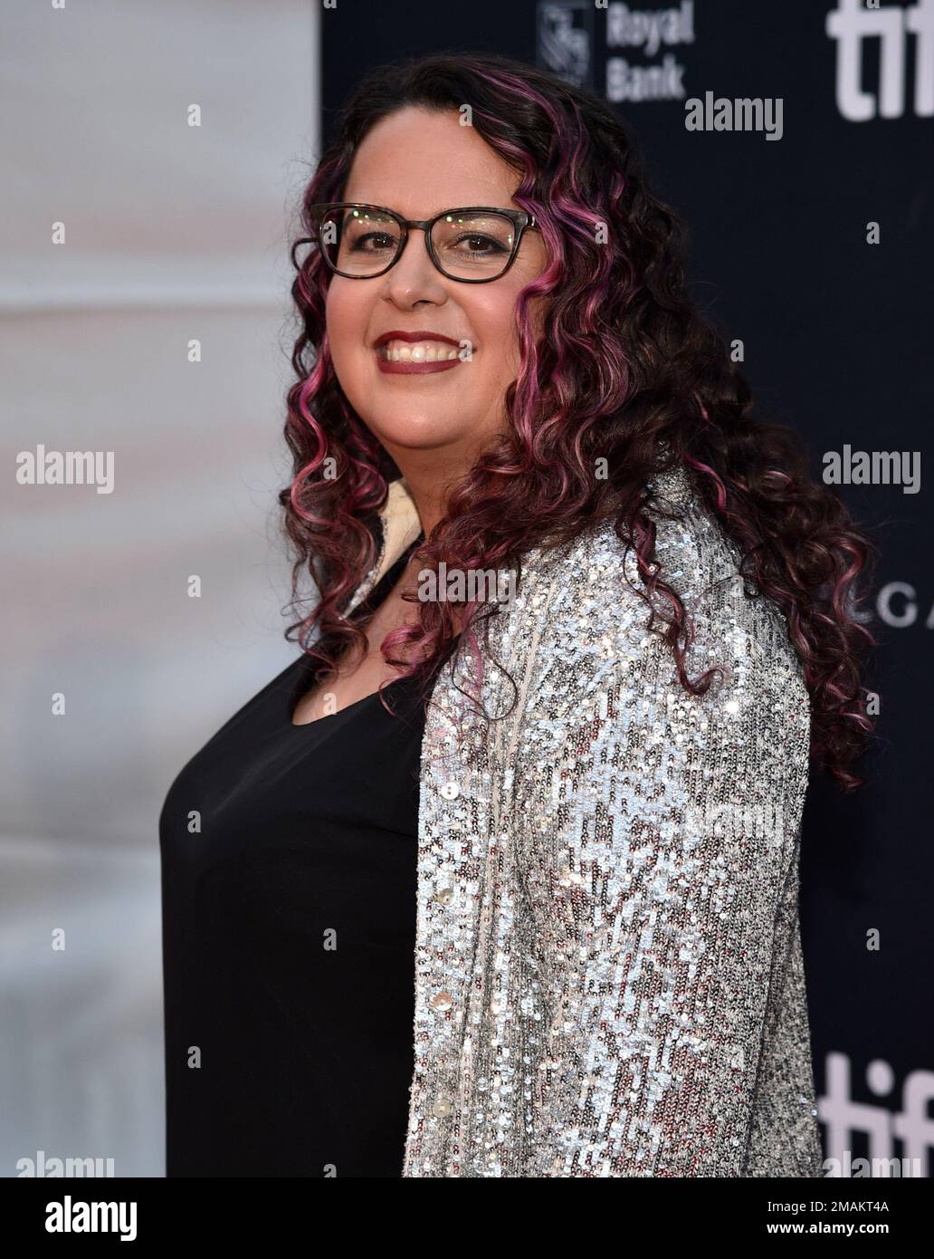 Director Sally El Hosaini attends the premiere for "The Swimmers" on ...