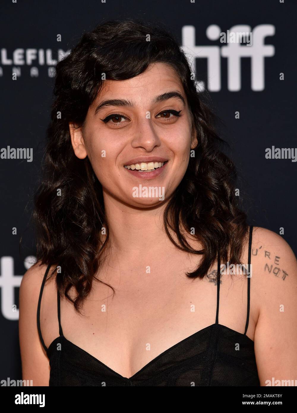 Manal Issa attends the premiere for "The Swimmers" on day one of the ...