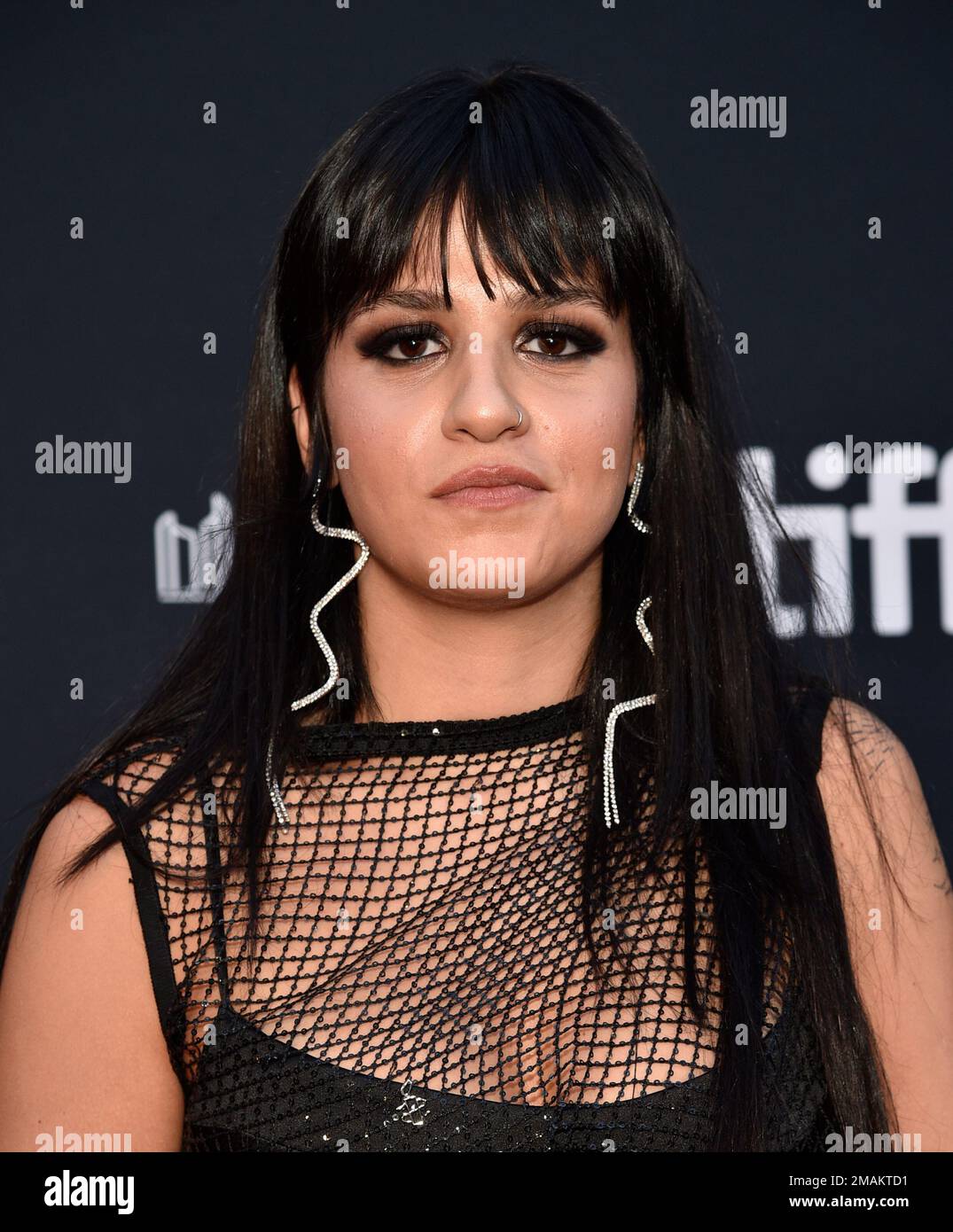 Sara Mardini attends the premiere for "The Swimmers" on day one of the ...