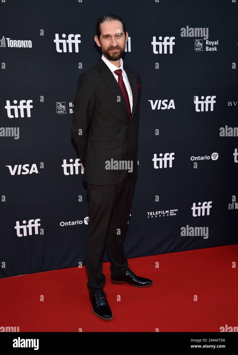 Iain Kitching attends the premiere for "The Swimmers" on day one of the ...