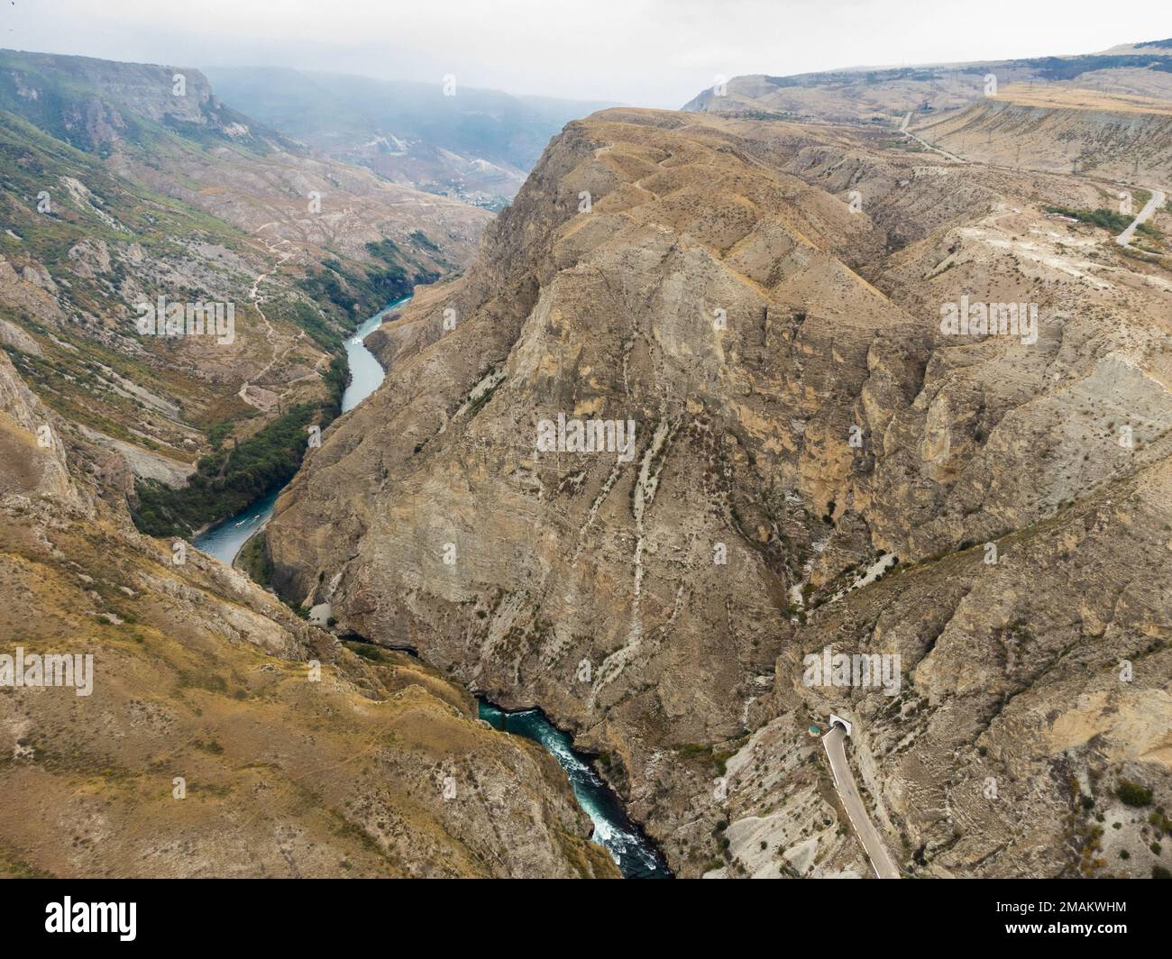 The Sulak Canyon is one of the deepest canyons in the world and the ...