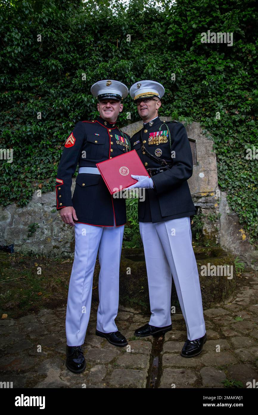U.S. Marine Corps Col. Jeffrey Kenney, 6th Marine Regiment commanding ...