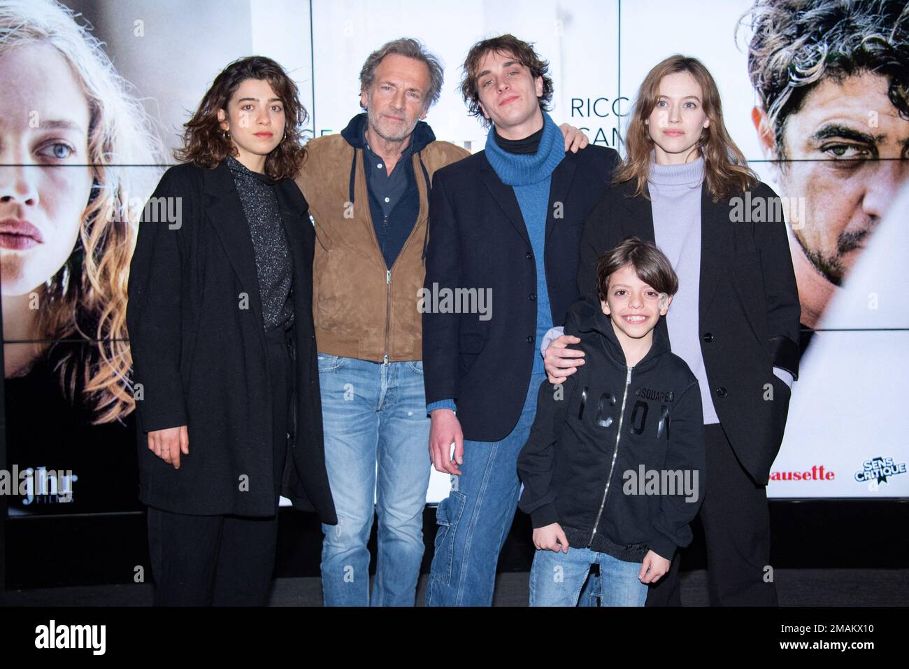 Paris, France. 19th Jan, 2023. Natacha Krief, Stephane Freiss, Maxime ...