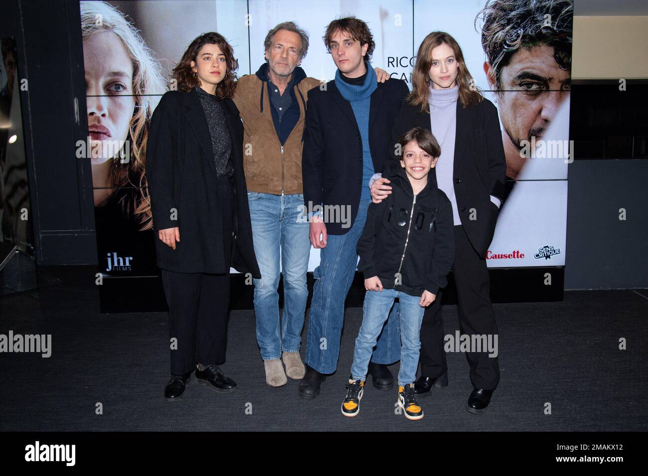 Paris, France. 19th Jan, 2023. Natacha Krief, Stephane Freiss, Maxime ...