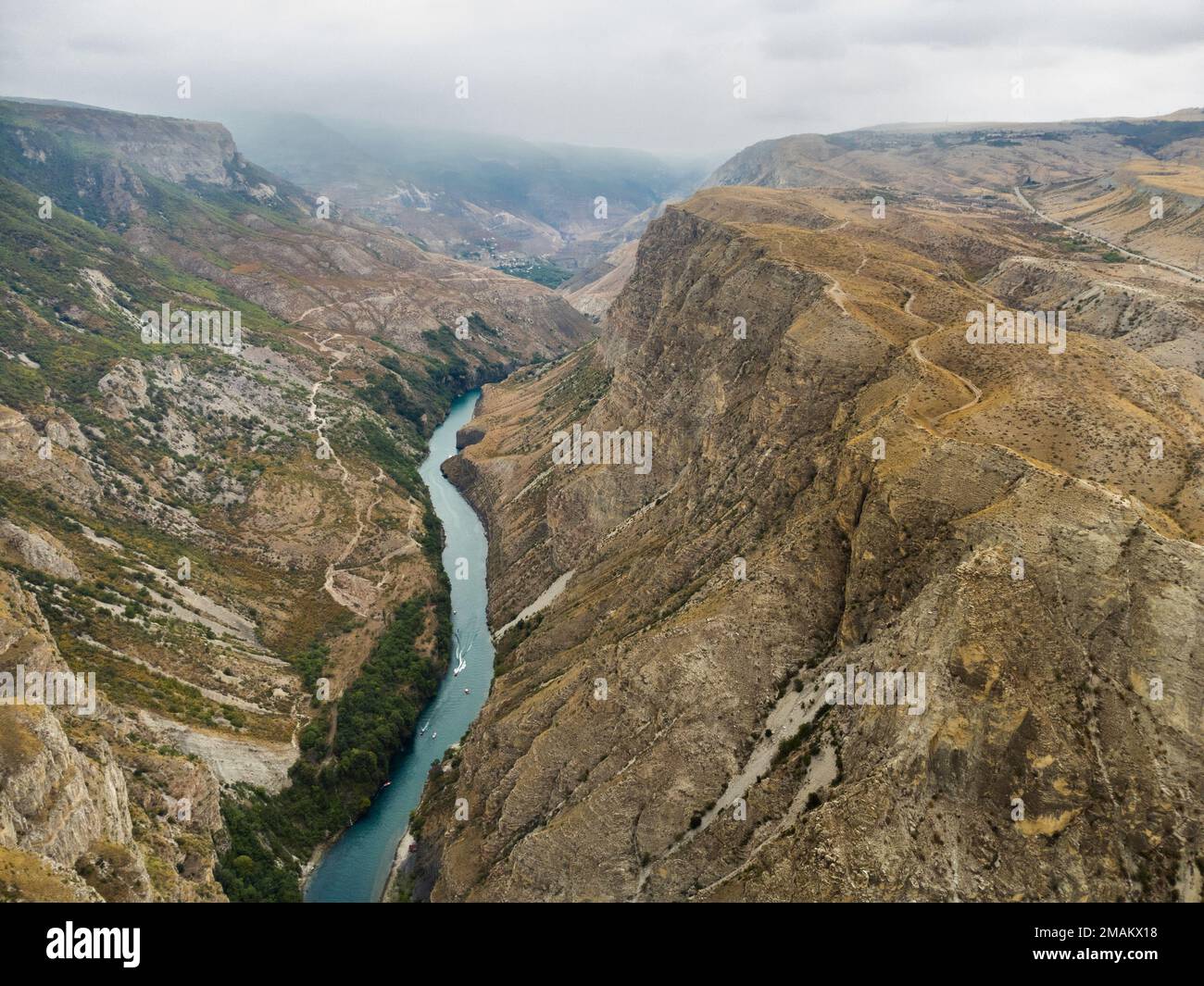 The Sulak Canyon is one of the deepest canyons in the world and the ...