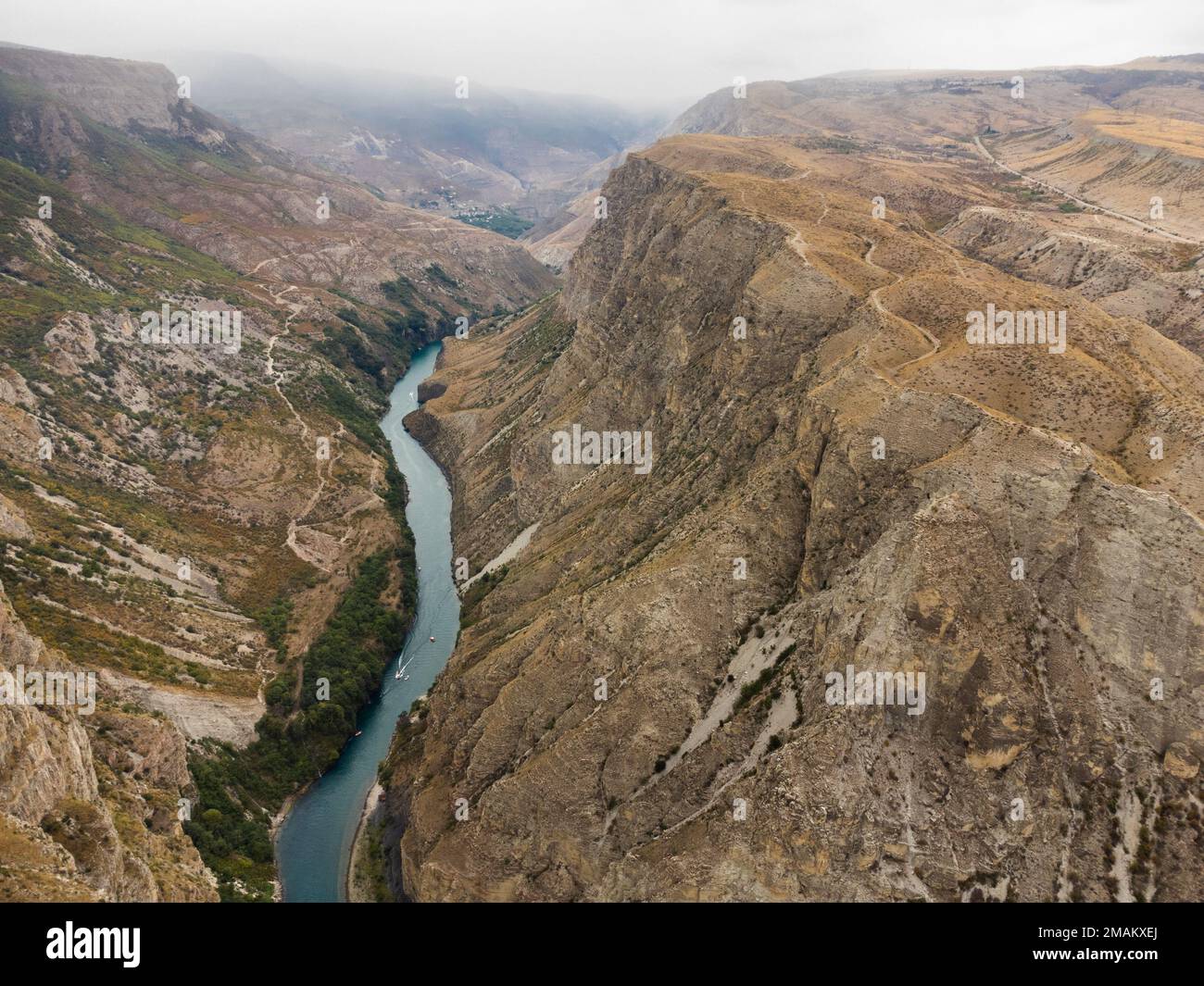 The Sulak Canyon is one of the deepest canyons in the world and the ...