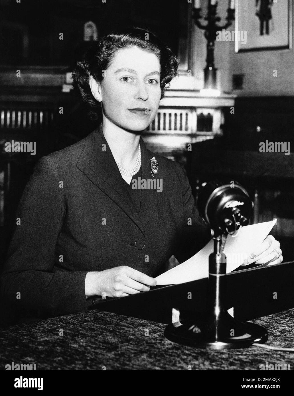 FILE - In this Dec. 26, 1952 file photo, Britain's Queen Elizabeth II ...