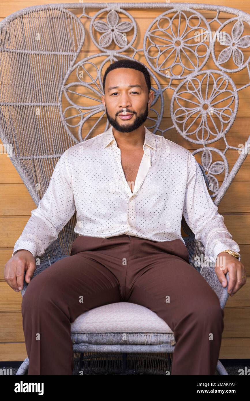 John Legend poses for a portrait on Monday, Aug. 15, 2022, in West ...