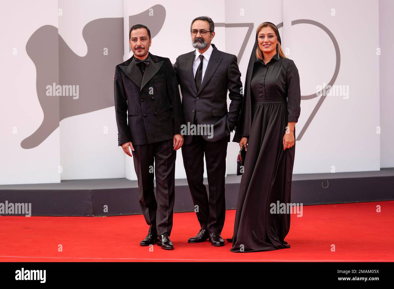 Navid Mohammadzadeh, from left, director Vahid Jalilvand and Diana ...