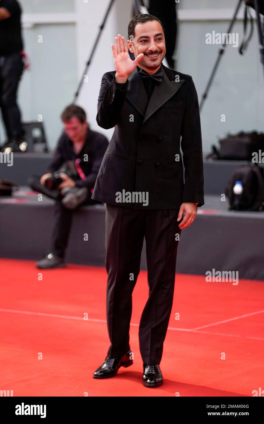 Navid Mohammadzadeh poses for photographers upon arrival at the ...