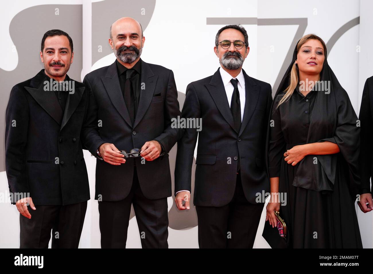 Navid Mohammadzadeh, from left producer Ali Jalilvand, director Vahid ...